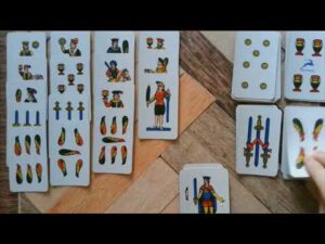 Solitario con carte napoletane tressette - Vernici Legno